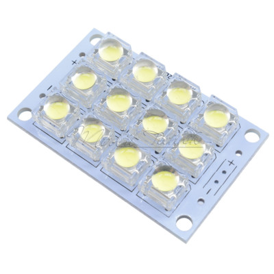 DC 3V-5V 12-LED Super Bright White Piranha LED board Night LED Lights ...