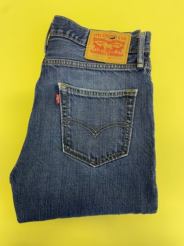 Levi 522 W29 L30 Blue Jeans - Slim Tapered | eBay UK