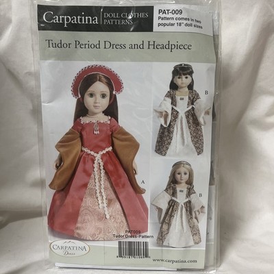 Pattern 009 Carpatina Tudor Period Dress Headpiece AG and Carpatina ...