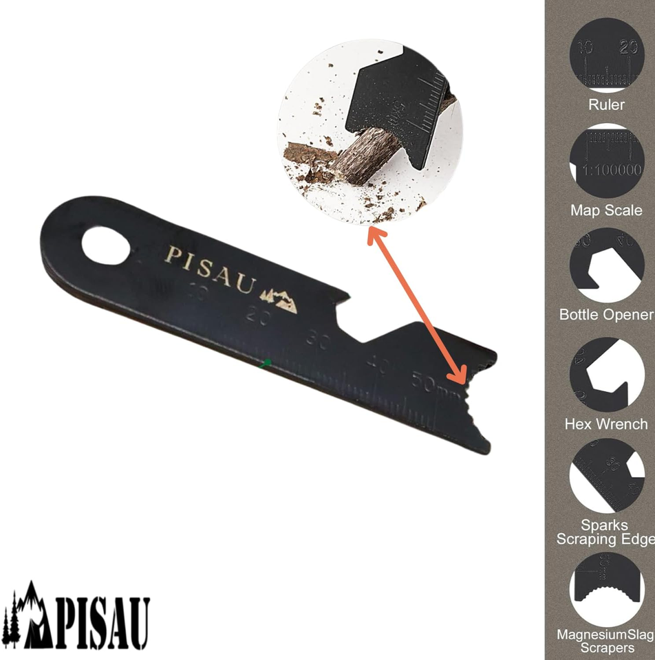 12.7 Cm Ferrocerium Ferro Rod Flint Fire Starter Waterproof for Camping ...