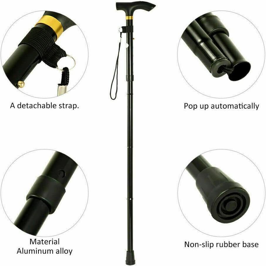 Adjustable Walking Cane Walking Stick Quad Cane/Single Point Cane for ...