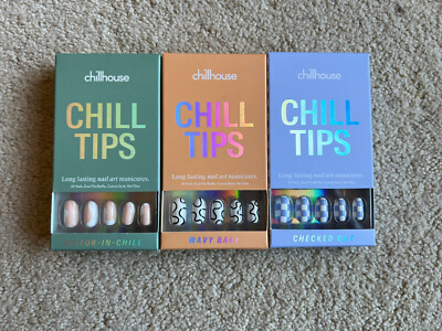 Qty 3 Chill Tips Variety Set- Checked Out, Wavy Baby, Editor-in-Chill ...