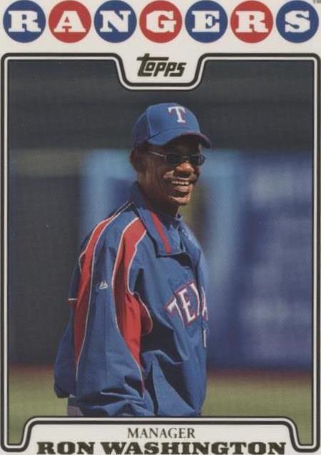 2008 Topps - Ron Washington #22 Gold Foil for sale online | eBay