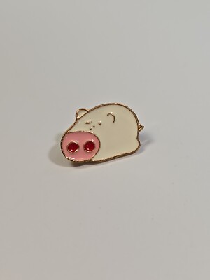 Fat Pig Big Pink Nose Lapel Pin Small Size | eBay