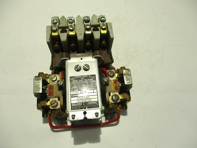 SQUARE D 8536-BE2 MOTOR STARTER SIZE 0 GOOD CONTACTS | eBay