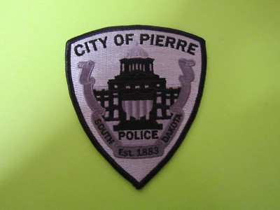 PATCH LAW ENFORCEMENT POLICE CITY OF PIERRE SOUTH DAKOTA POLICE EST ...