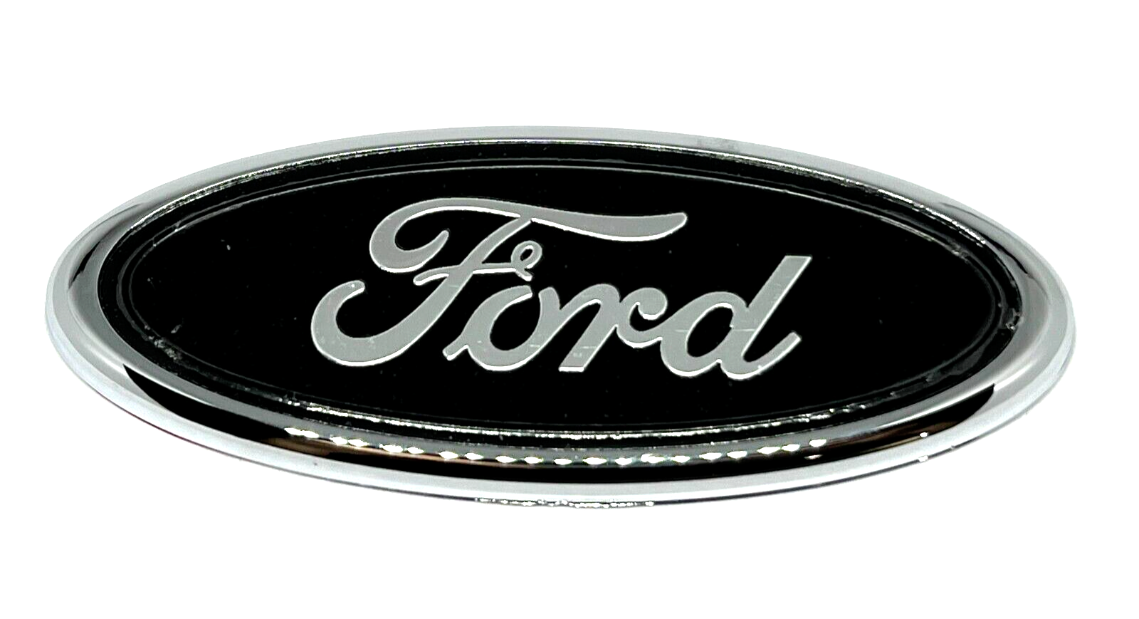 Ford Badge Black and Chrome 11.5cm x 4.5cm | eBay Australia