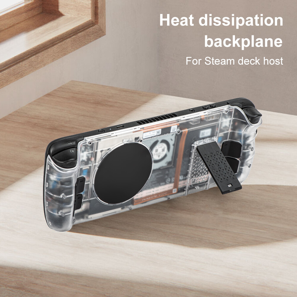 Soft Cover Console Protective Case for Steam Deck (White Transparent ...