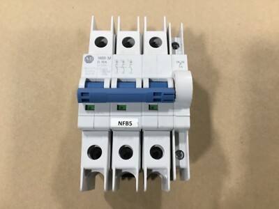 Allen-Bradley 1489-M D 15A Circuit Breaker 3 Pole 15A With 1489-AMRA3 ...