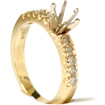 1/2ct Diamond Engagement Ring 14K Gold Setting Mount | eBay