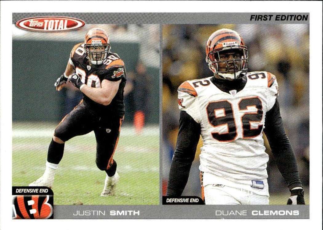 2004 Topps Total - Justin Smith, Duane Clemons #226 First Edition for ...