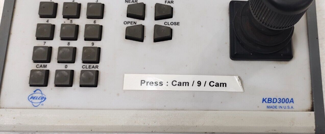 Pelco Kbd300A Universal Joystick Camera Keyboard Controller Audio ...