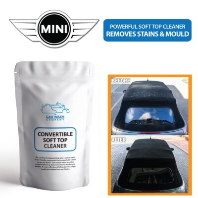 Convertible Roof Cleaner for MINI - Soft Top STAIN & MOULD Remover ...