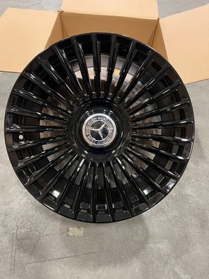 20"x8.5 FLOATING Black MAYBACH AMG Rims Wheels Mercedes Benz S550 ...