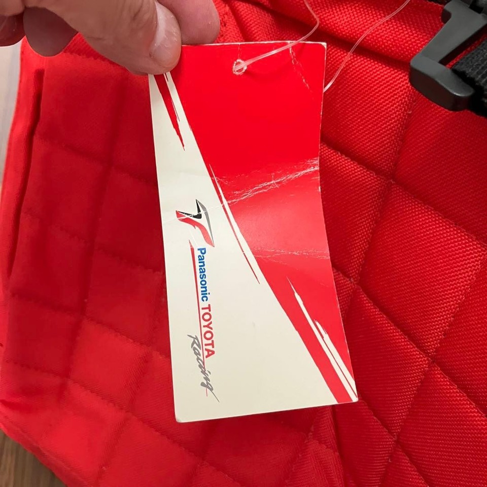 Rare Unused Toyota Panasonic Racing F1 Boston Bag Red 31x73x30cm | eBay