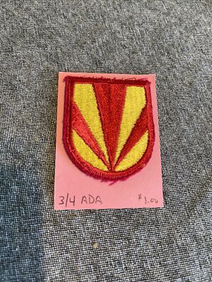3/4 ADA Patch Army | eBay