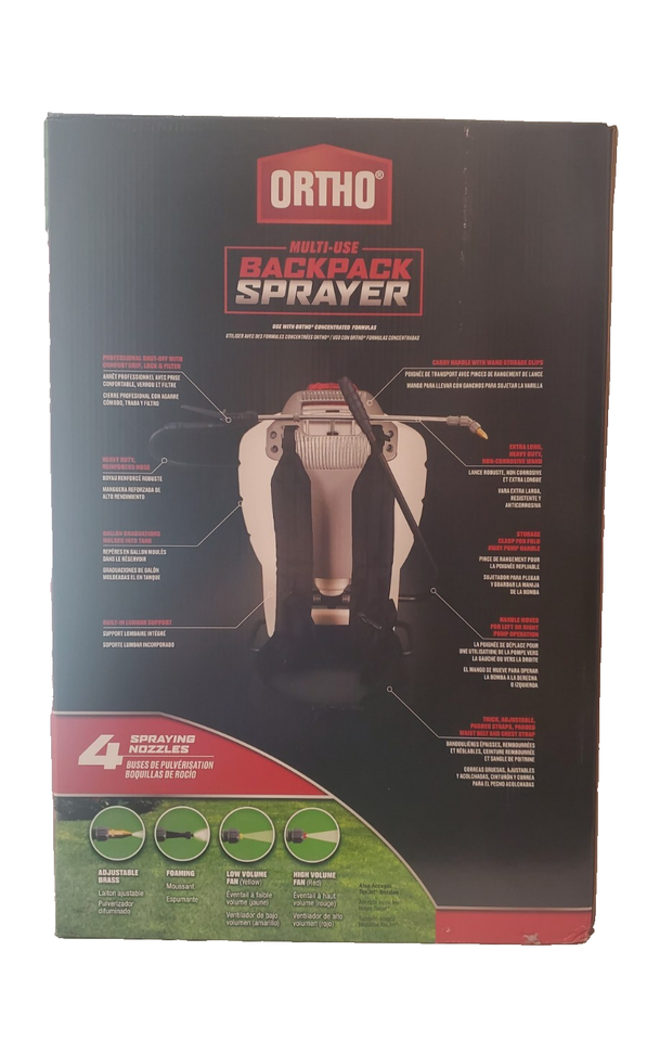 Ortho 4gal. Wand Backpack Sprayer | eBay