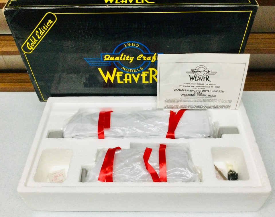 Weaver Brass Canadian Pacific Royal Hudson 4-6-4 Steam Engine w/Tender ...