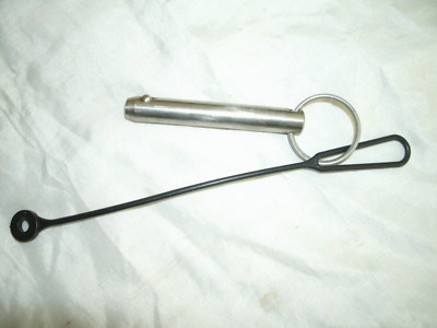 3/8" Dia. "STAINLESS STEEL" Detent Pins, Ball Lock Pins with Lanyards ...