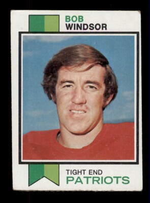 1973 TOPPS FOOTBALL #144 BOB WINDSOR NEW ENGLAND PATRIOTS | eBay