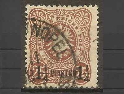 Germany 1884 offices in Turkey early 1¼ Piaster used CONSTANTINOPEL ...