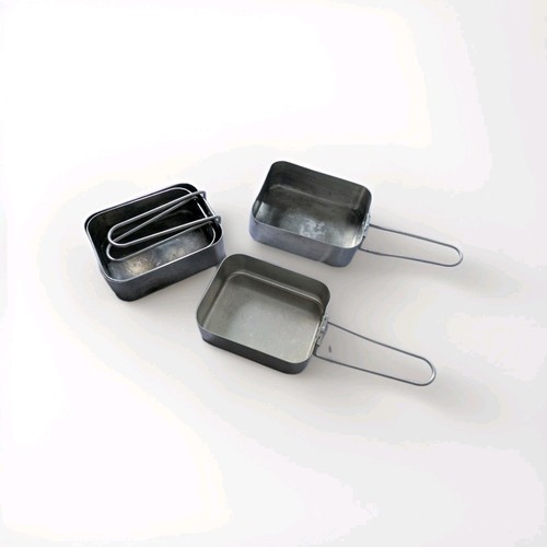4 X Genuine British Army surplus, Aluminium Mess Tin, Cooking, camping ...