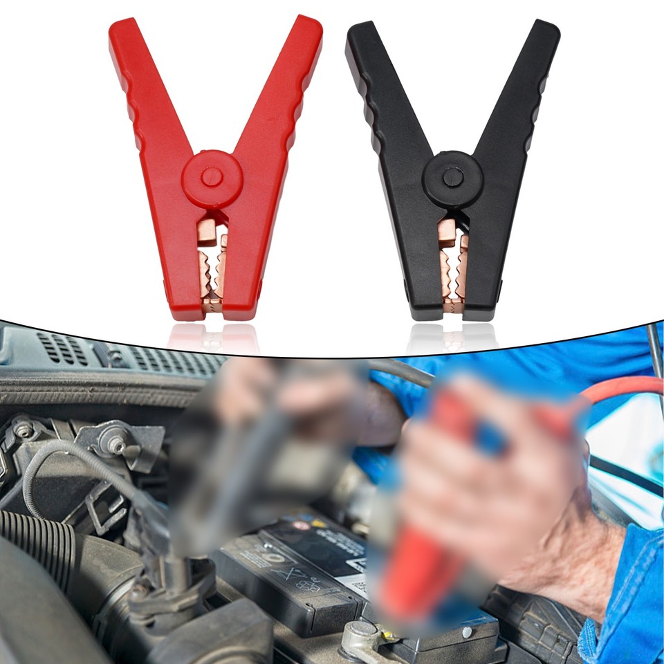 Heavy Duty 100A Crocodile Clips for Car Battery Chargers Pack of 2 ...