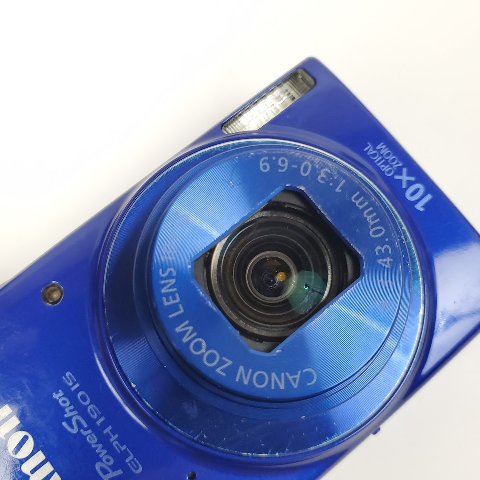 Canon PowerShot ELPH 190 IS 20MP 10X Optical Zoom Wi-Fi Digital Camera ...