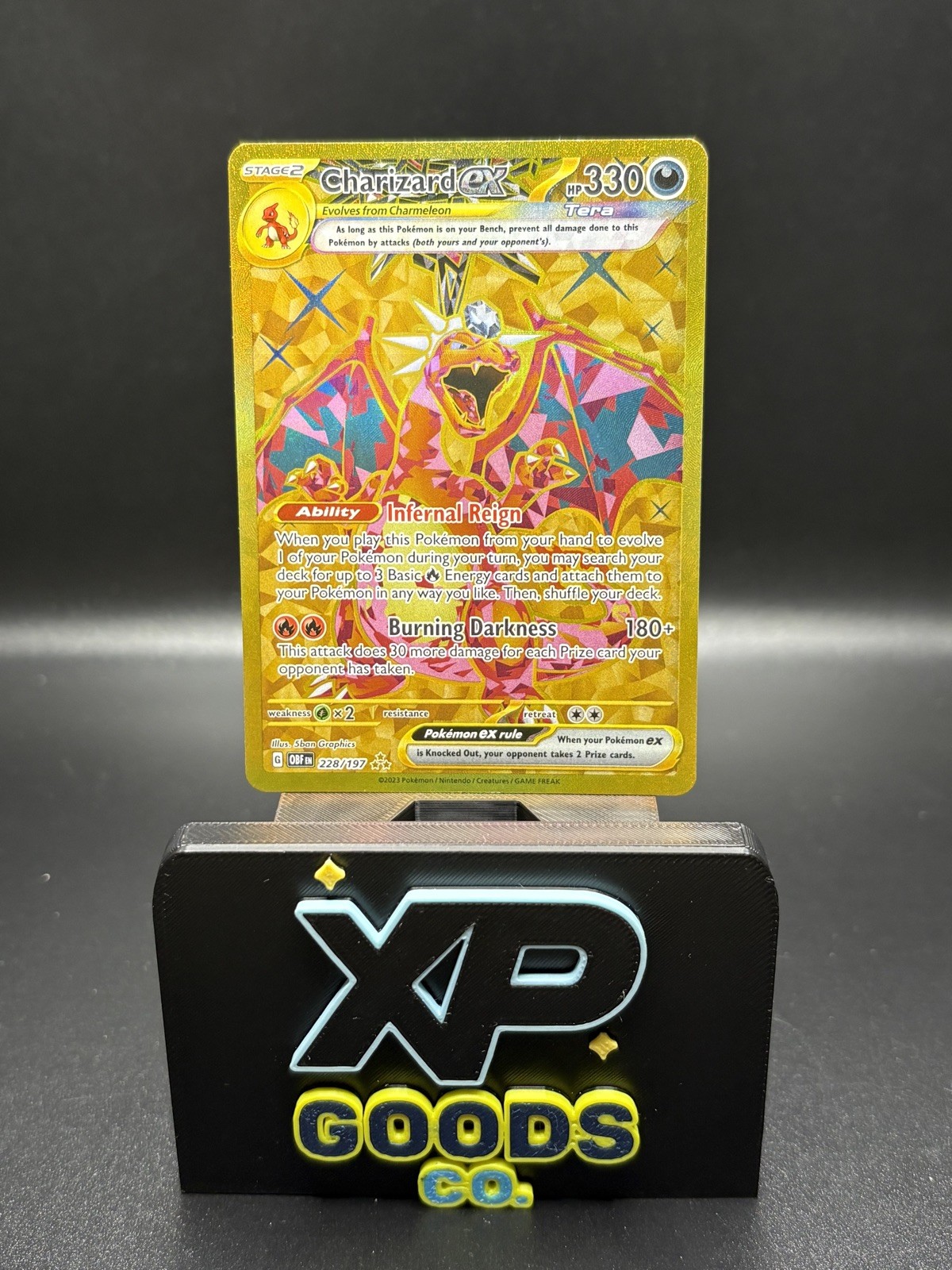 Charizard ex 2023 Scarlet & Violet: Obsidian Flames #228/197 Hyper Rare ...