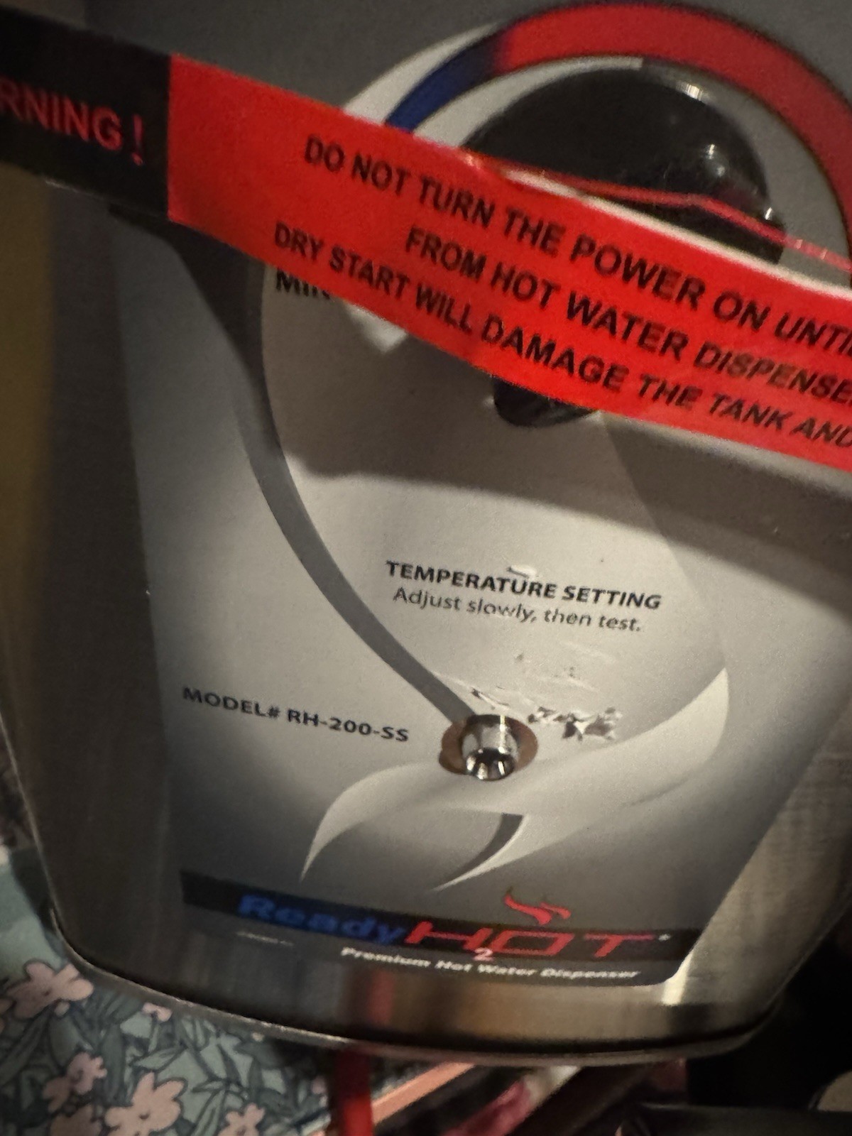 Ready Hot 40-RH-200-SS Instant Hot Water Dispenser System, 2.5 Quarts ...