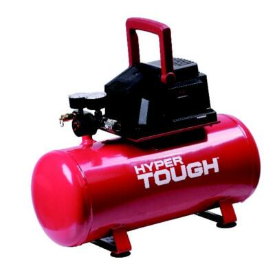 3 Gallon Air Compressor Flip Up Handle Suction Cups Foot Heavy Duty Red ...