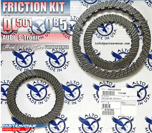 DL501 0B5 CLUTCH FRICTION PLATE KIT , FRICTION SET MODULE AUDI CLUTCH S-TRONIC | eBay