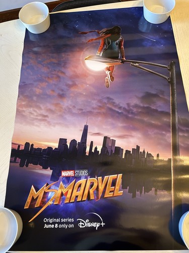 2022 Disney+ Ms. Marvel 27x40" Double-Sided One Sheet Teaser Poster MCU ...