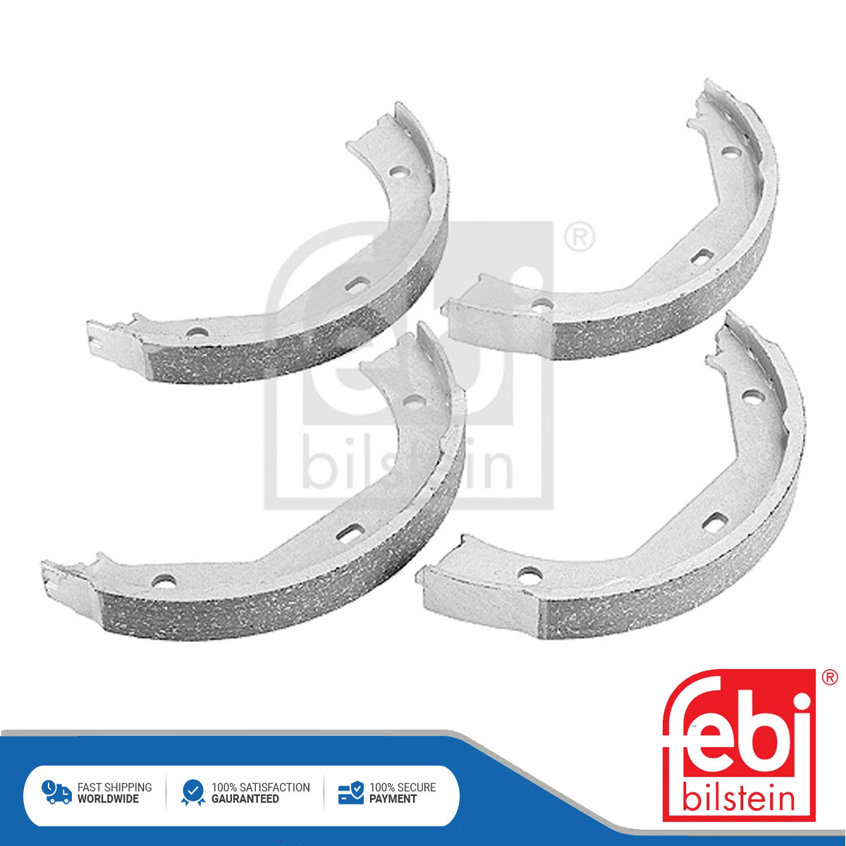 Fits BMW 3 Series X1 5 1 2 Hand Brake Shoes Set Rear Febi 34416761292 ...