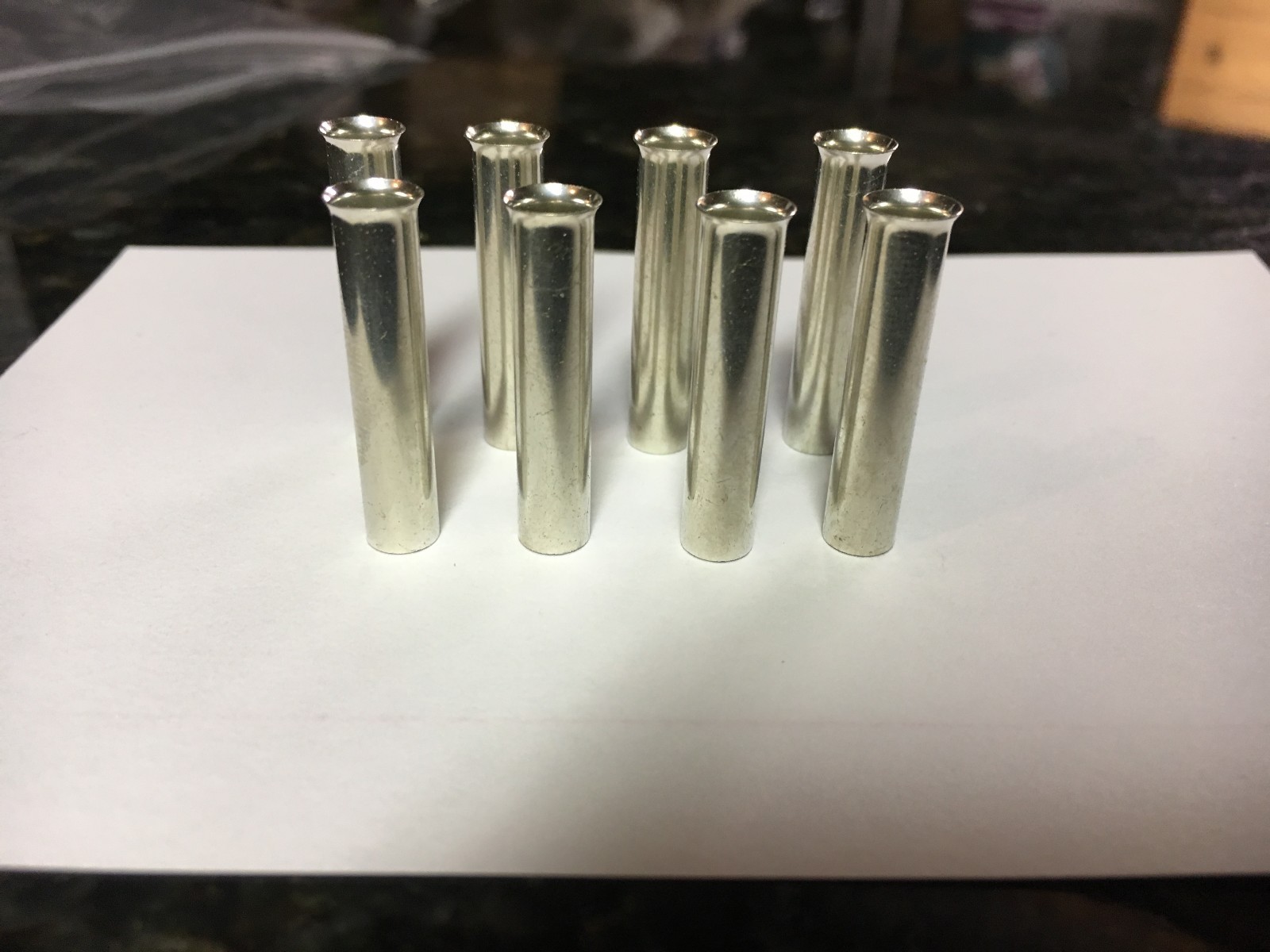 NEW! Set of 8 Metal Injector Stacks 1/8 scale - 30 MM long 6.4 MM Dia 7 ...
