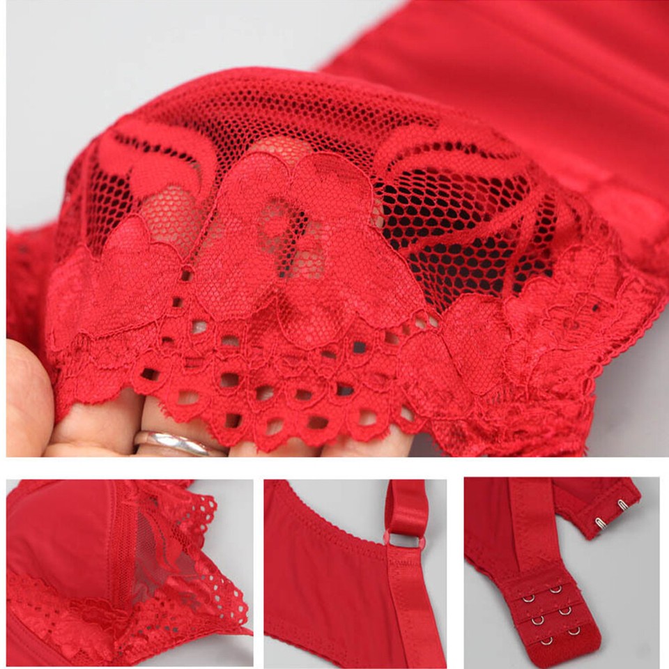 Women Bras Lace Sexy Lingerie Underwire Brassiere Push Up Bra Underwear ...