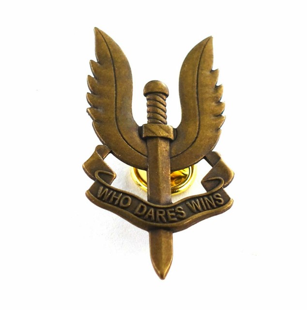 5PCS/LOT WW2 UK British Special Air Service SAS Who Dares Wins Medal ...