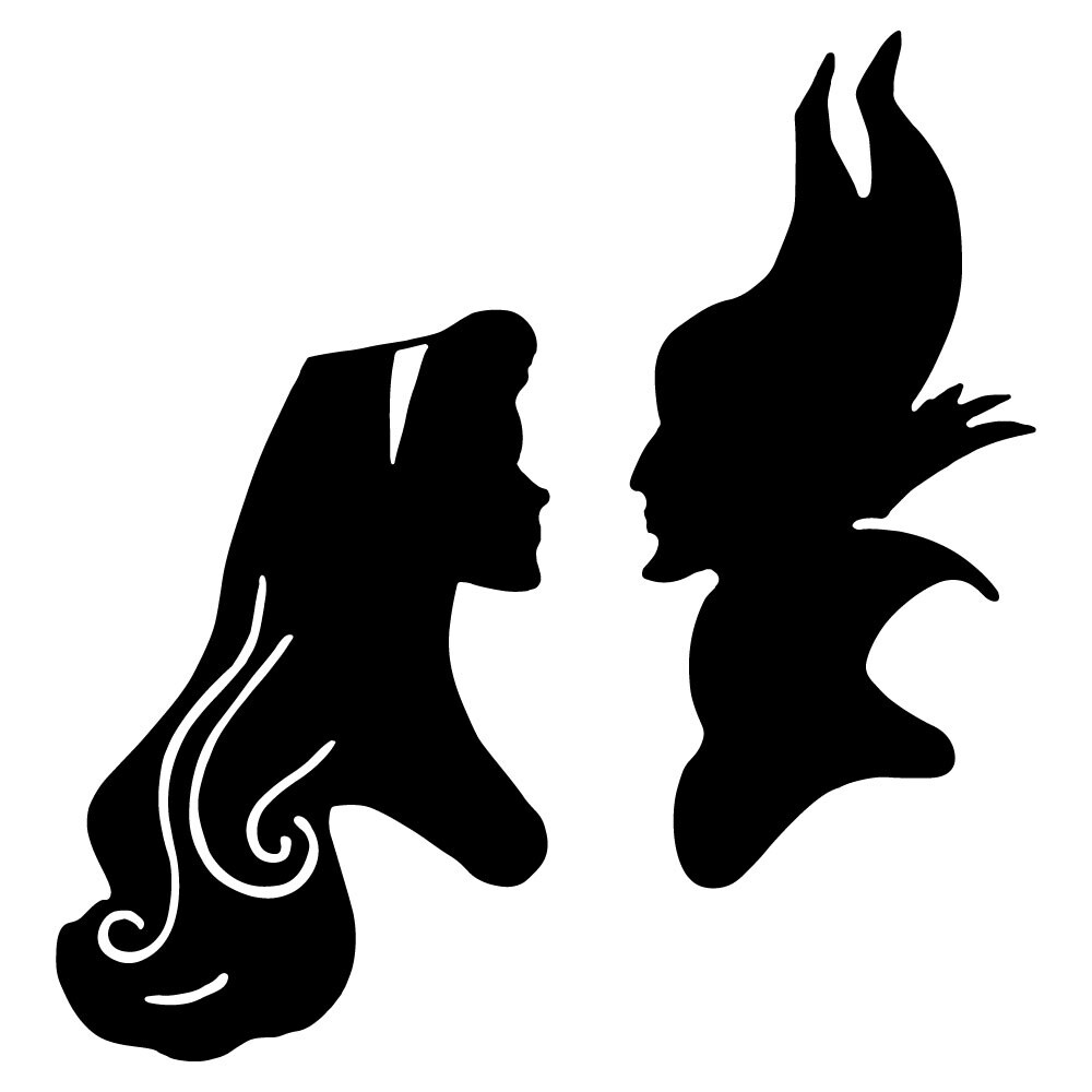 Maleficent Silhouette Tattoos