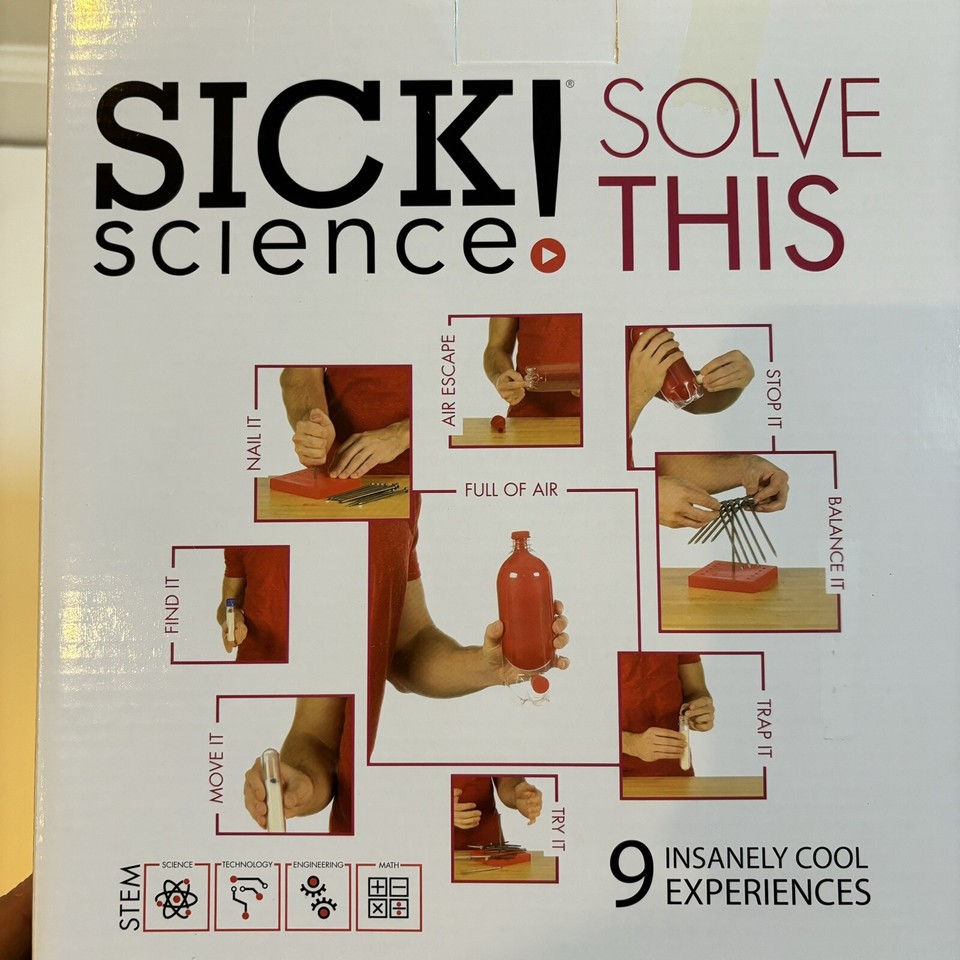 Be Amazing! Toys — Sick Science! Solve This Science Kit — nine experiments. | eBay