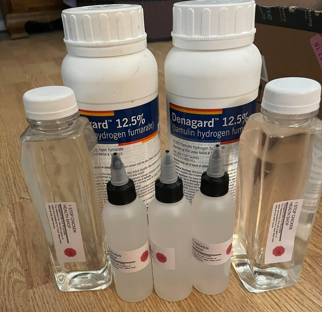 Denagard Tiamulin 32oz Swine Dysentary Scour Pneumonia Antibiotic Water ...