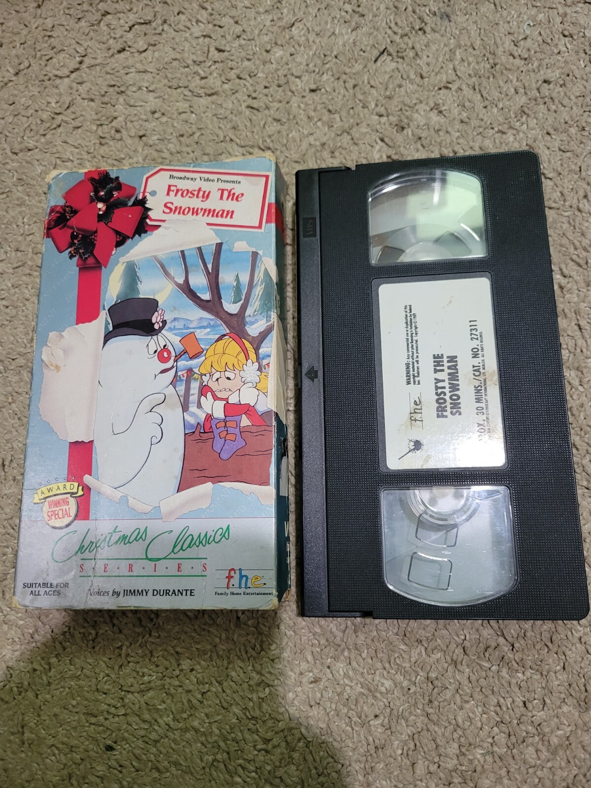 Christmas Classics Series Frosty the Snowman VHS | eBay