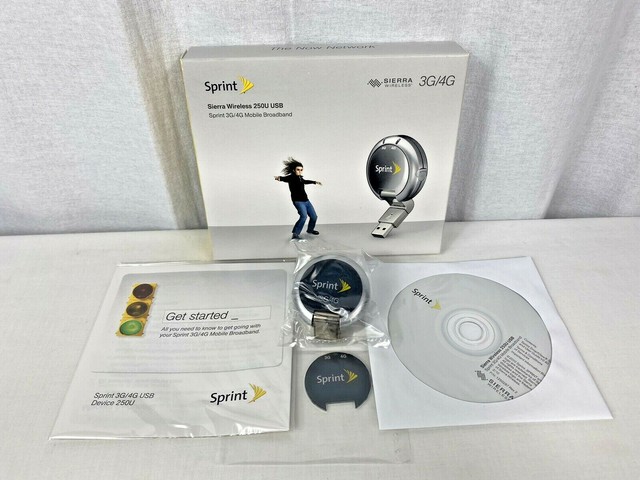 Sprint 250U USB Modem AirCard 3g High Speed Sierra Wireless for sale ...