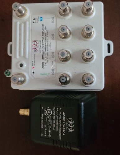 PCT Bypass Drop Amplifier PCT-VC-9U Unity Gain Surge Withstand 8 RF ...