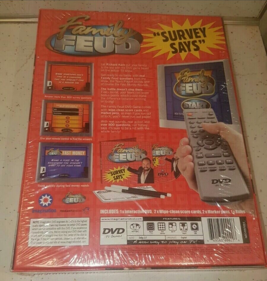 Family Feud Dvd Tv Game 2004 New | eBay