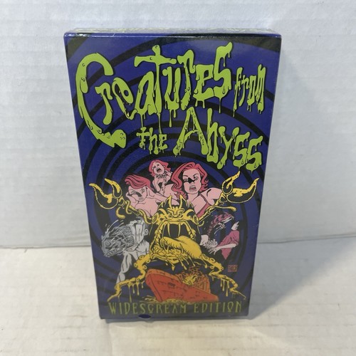 Creatures From The Abyss Widescreen Edition Horror Shriek Show VHS Tape 90s 631595010596| eBay