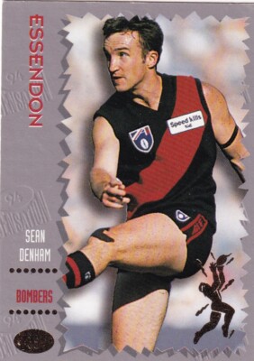 AFL 1994 Dynamic Essendon Bombers - Sean Denham Sensation Card No.39 of ...