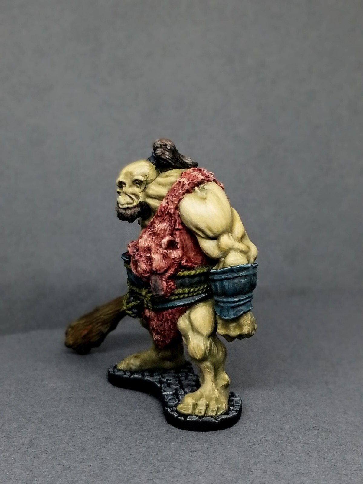 D&d Pathfinder Ogre Troll Club Warrior Painted Miniature Frosthaven Dnd ...