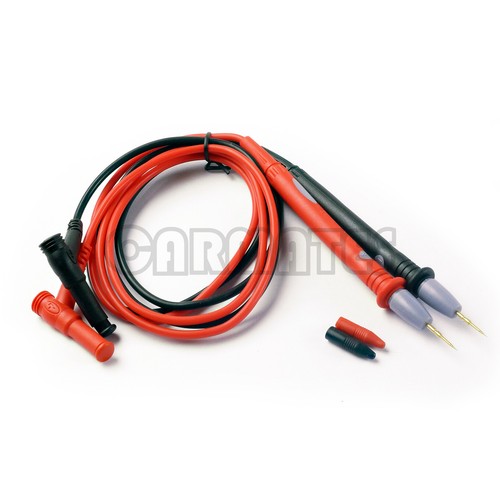Silicone test lead CATIII 1000V 20A for PSU meter fine needle tip ...