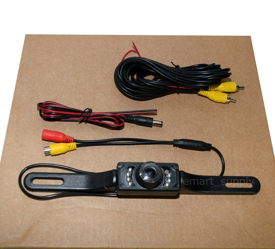 New Rear View Camera Backup License Plate Night for JVC KW-M865BW ...