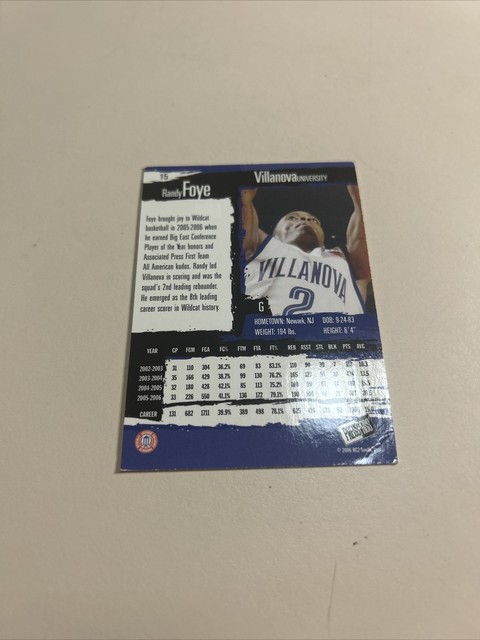 2006 Press Pass - Gold #G15 Randy Foye (RC) for sale online | eBay